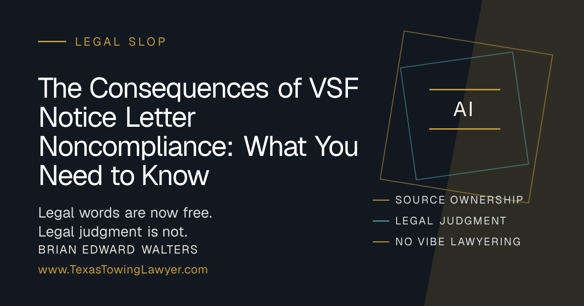 The Consequences of VSF Notice Letter Noncompliance: What You Need to ...